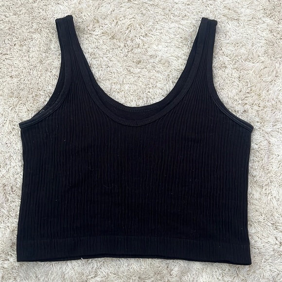 Urban Outfitters | Tops | Black Urban Outfitters Out From Under Ribbed ...